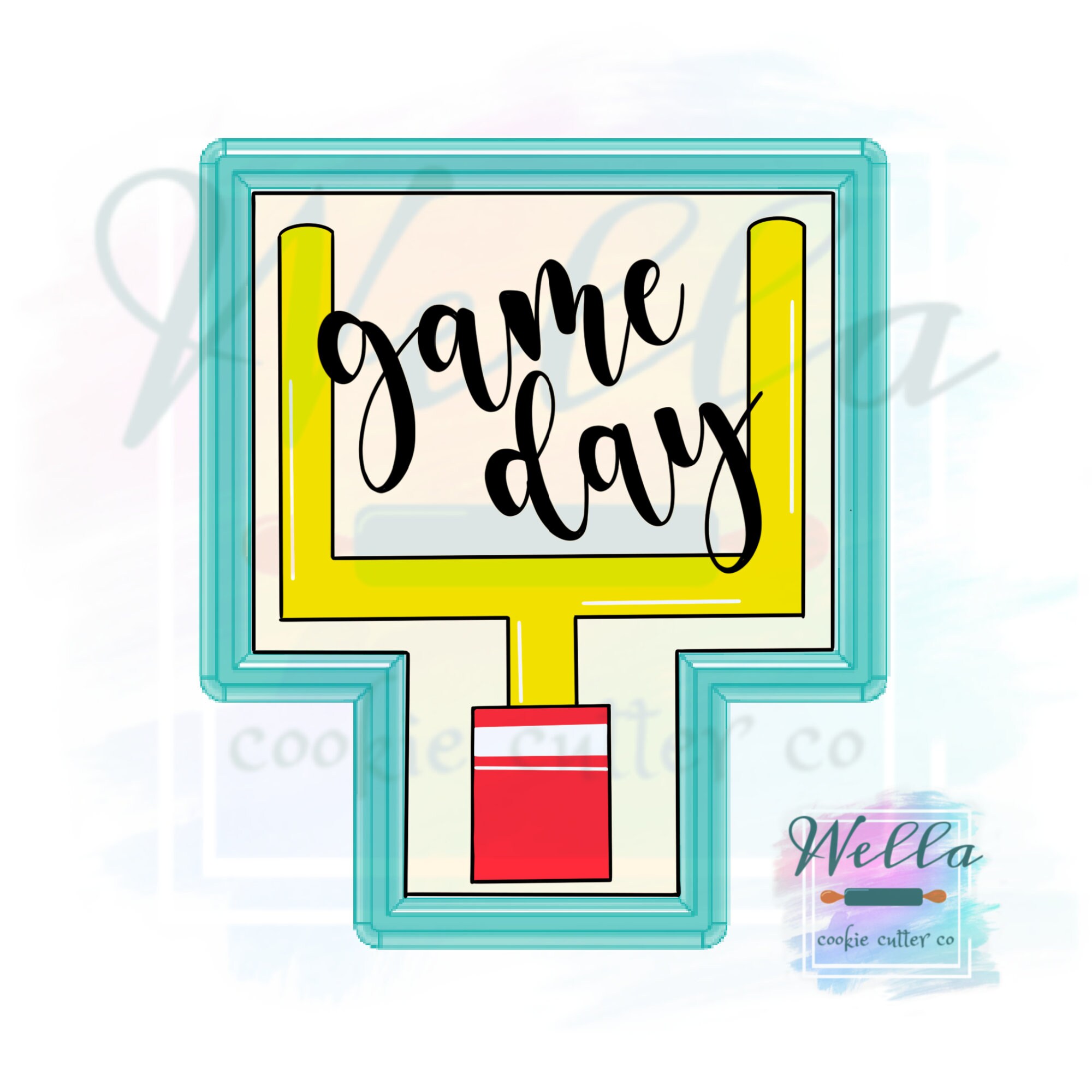 Football Goal Post Cookie Cutter Sports Cookie Cutter Fall | Etsy