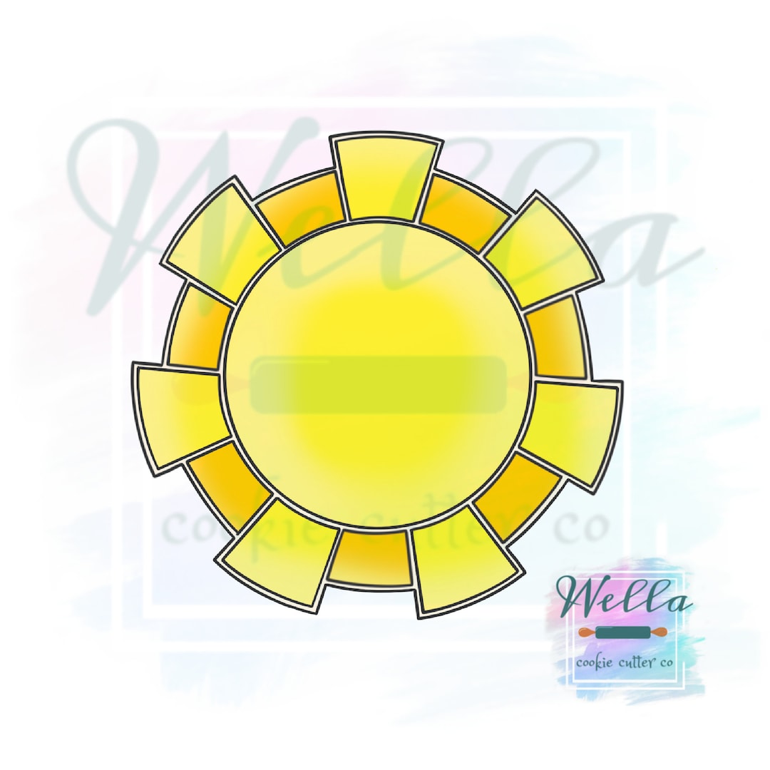 Sun Cookie Cutter - Etsy