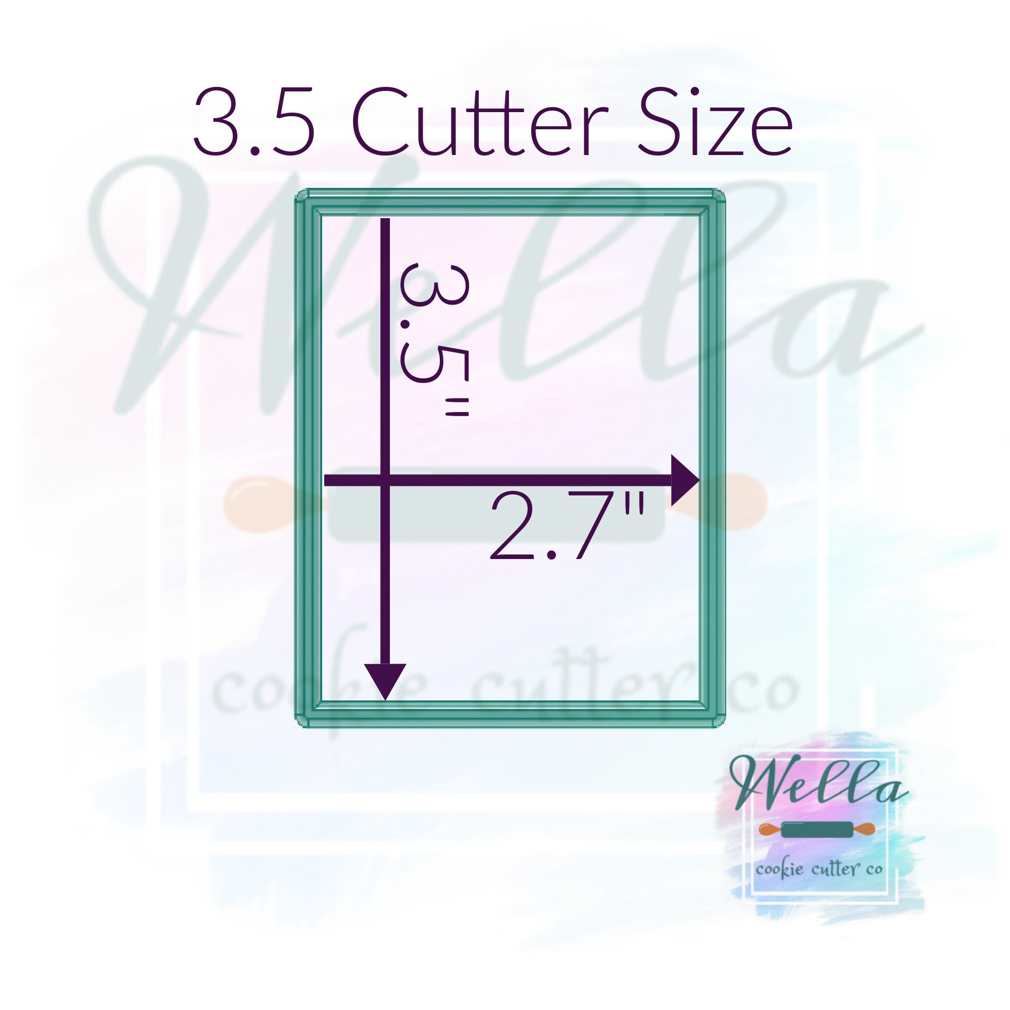 PYO Paint Your Own Cookie Cutter | Etsy