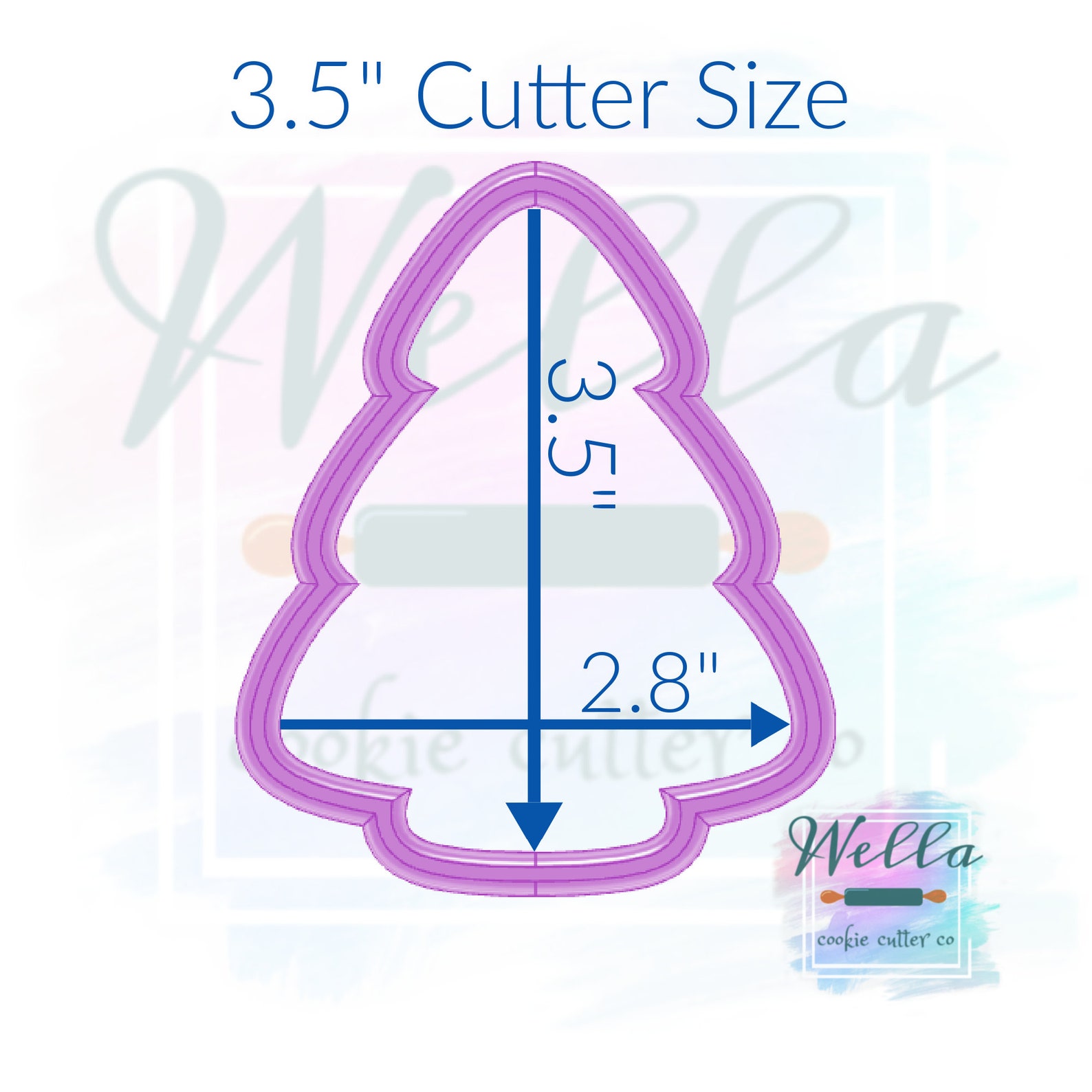 Christmas Tree Cake Cookie Cutter - Etsy