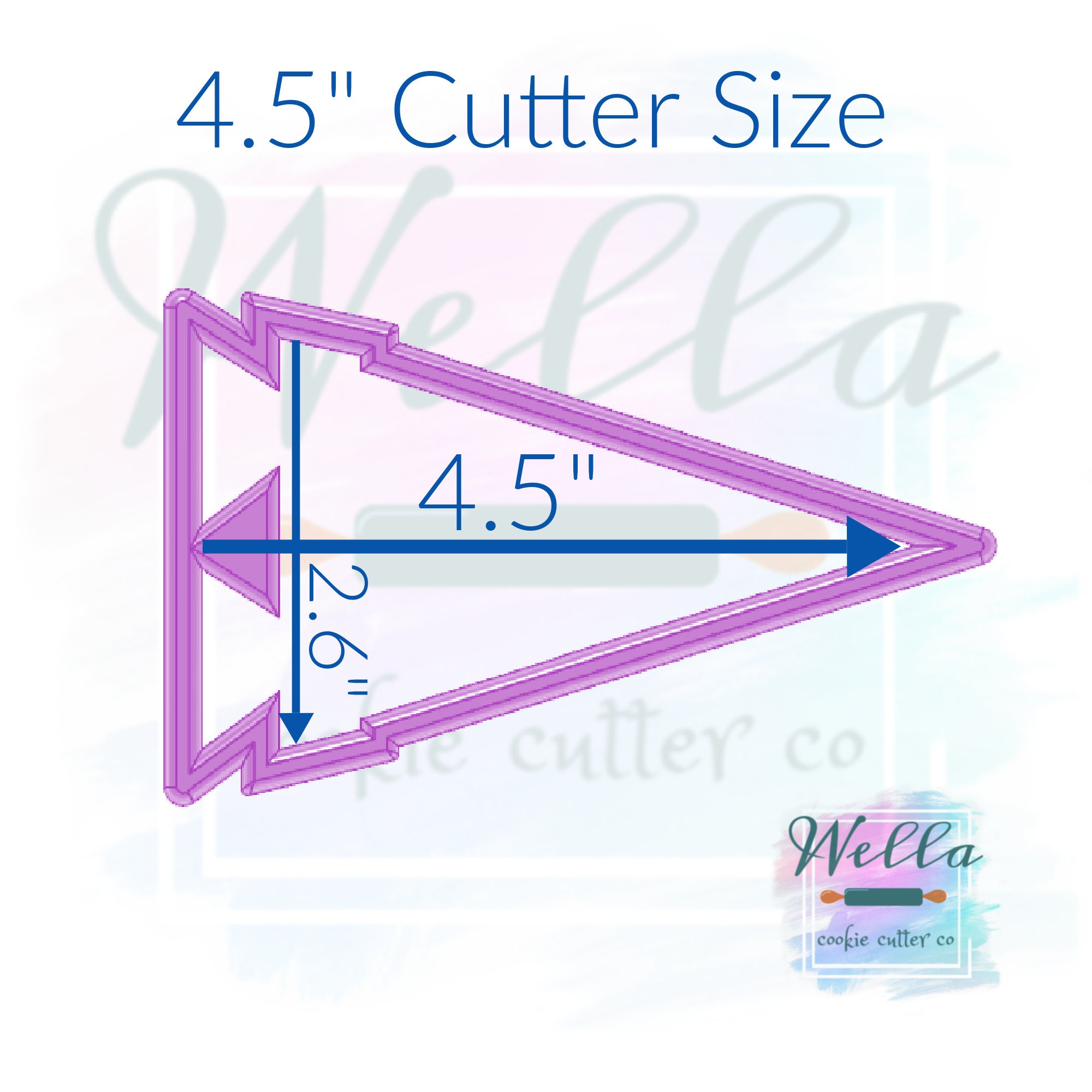 Pennant Flag Cookie Cutter Spirit Flag Cookie Cutter Game - Etsy