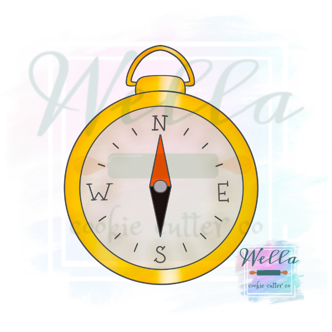 Compass Cookie Cutter Camping Cookie Cutter - Etsy