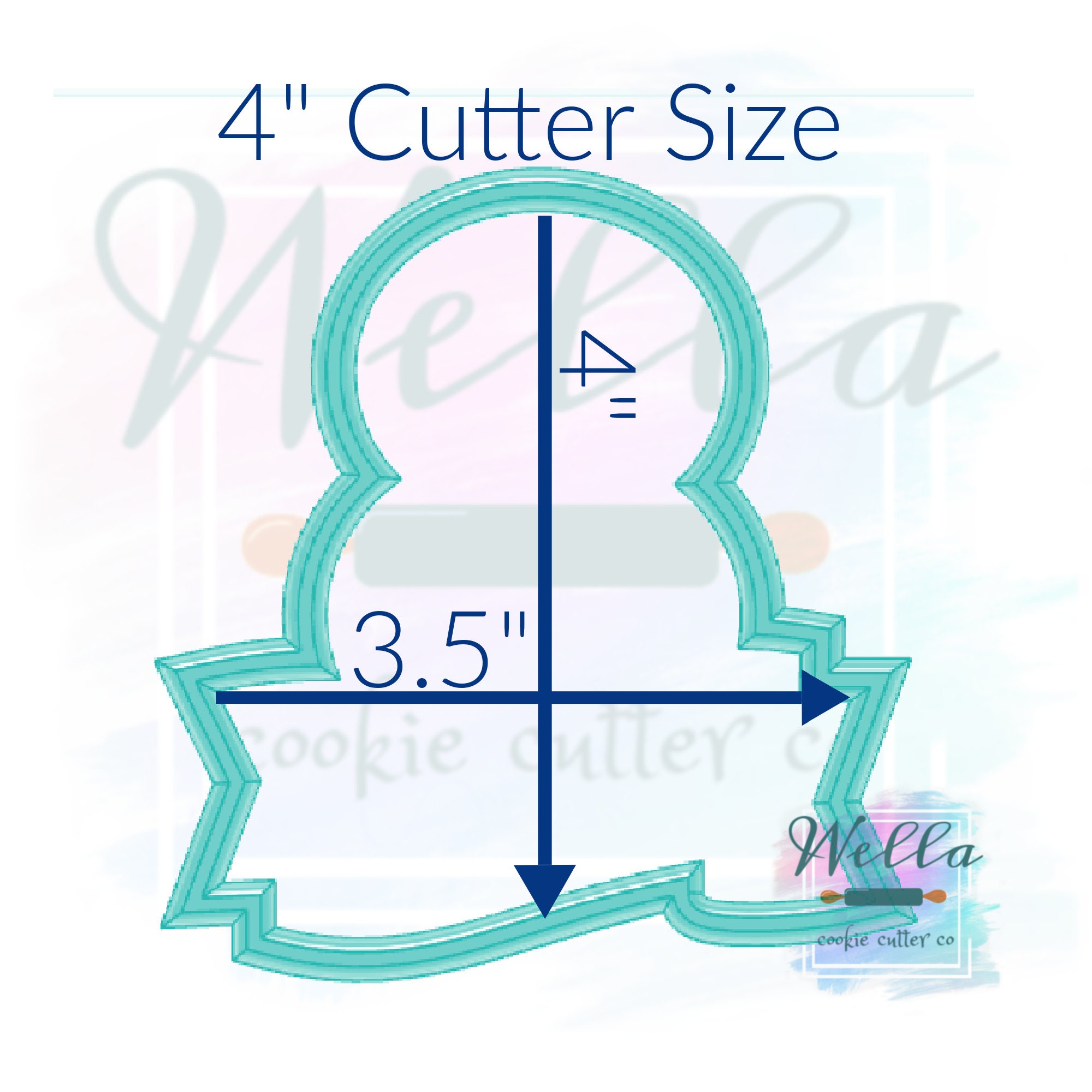 Number Eight With Banner Cookie Cutter Number 8 Cookie | Etsy