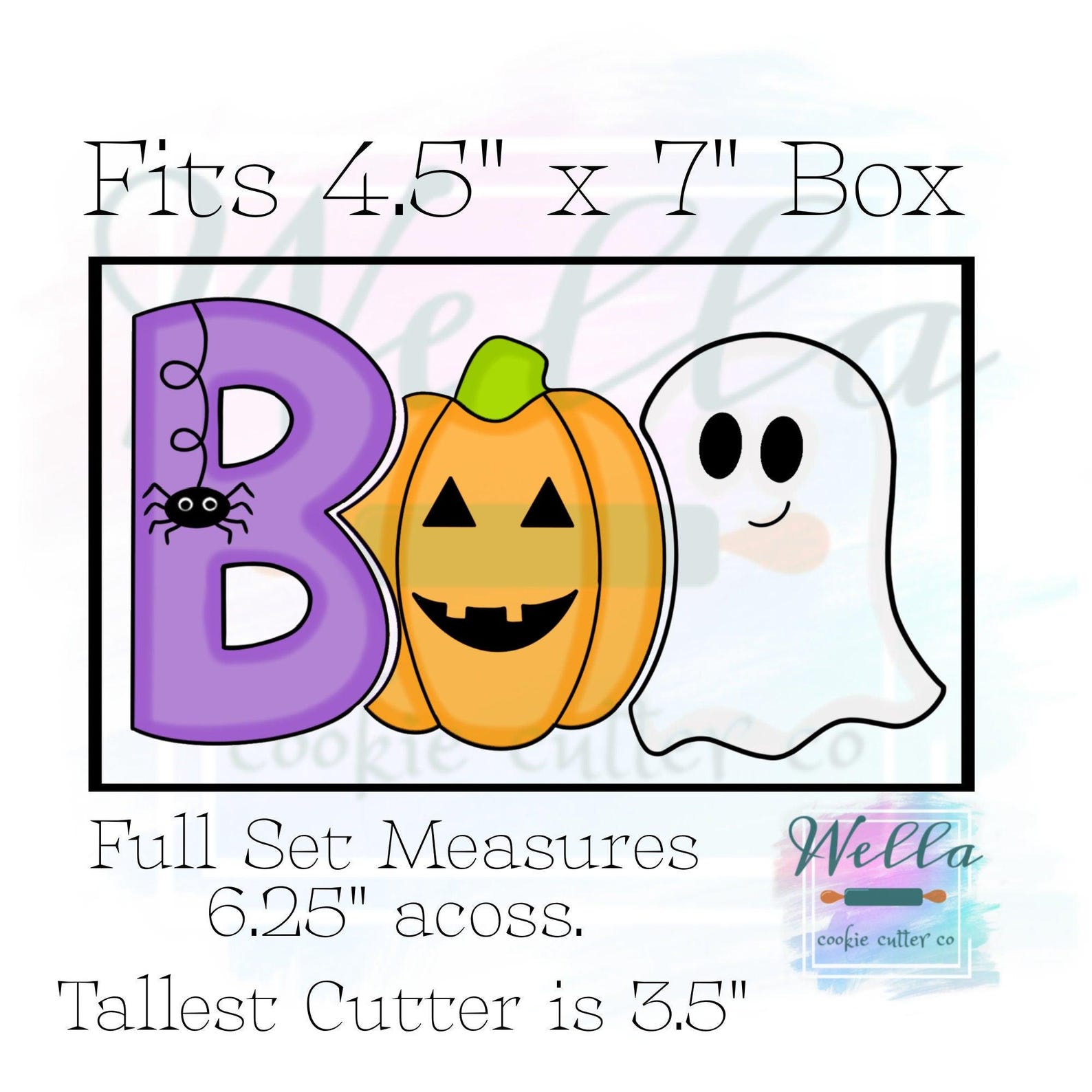 BOO Puzzle Set Cookie Cutters - Set of 3 Cookie Cutters - Etsy