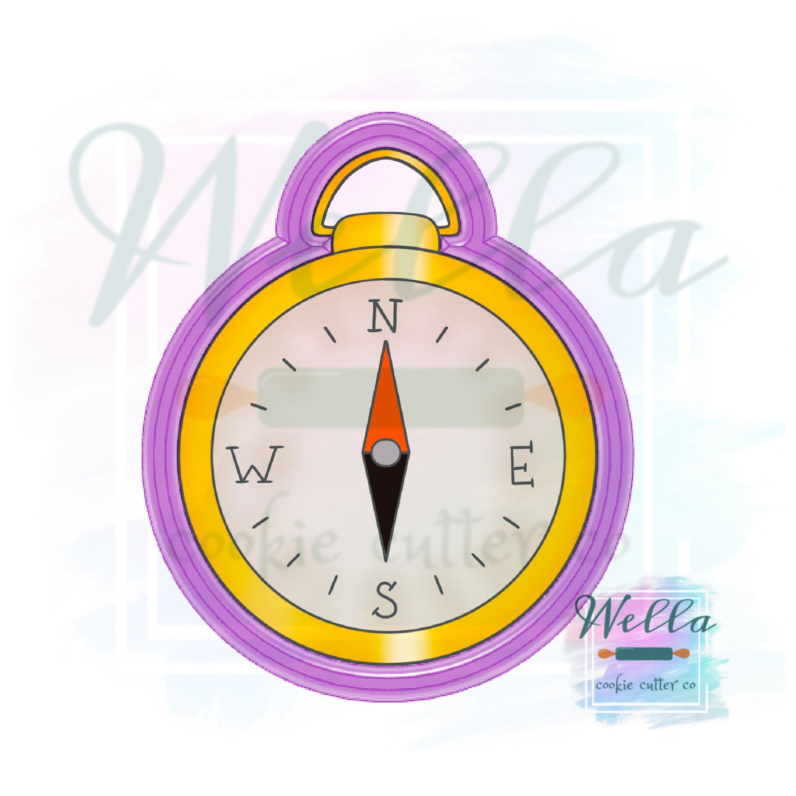 Compass Cookie Cutter Camping Cookie Cutter - Etsy