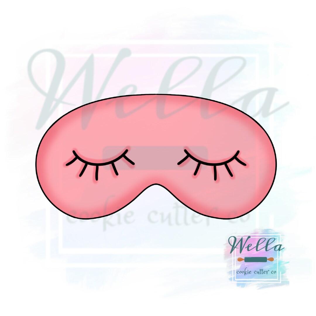 Sleep Mask Cookie Cutter, Eye Mask Cookie Cutter - Etsy