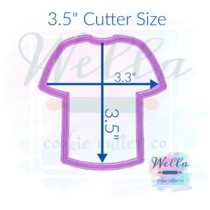 Football Jersey Cookie Cutter, Sports Jersey Cookie Cutter - Etsy