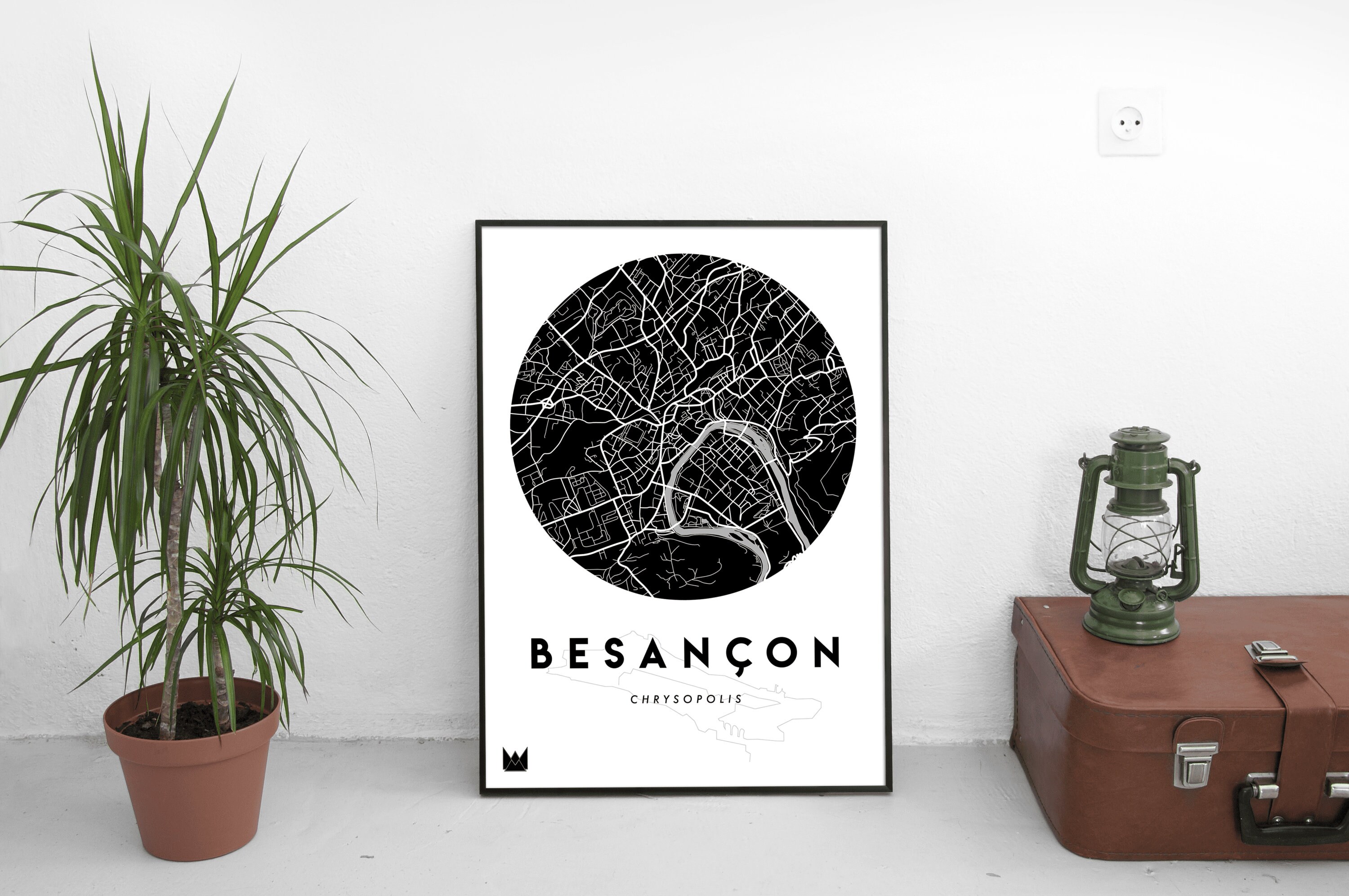 Poster/besançon City Poster, Besançon Map, City Map A3 or A4 - Etsy