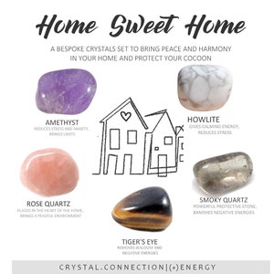 HOME PROTECTION Crystals Set | Crystals and Stones for New Home ...