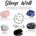SLEEP WELL Crystals Set | Crystals and Stones for Restful Sleep ...