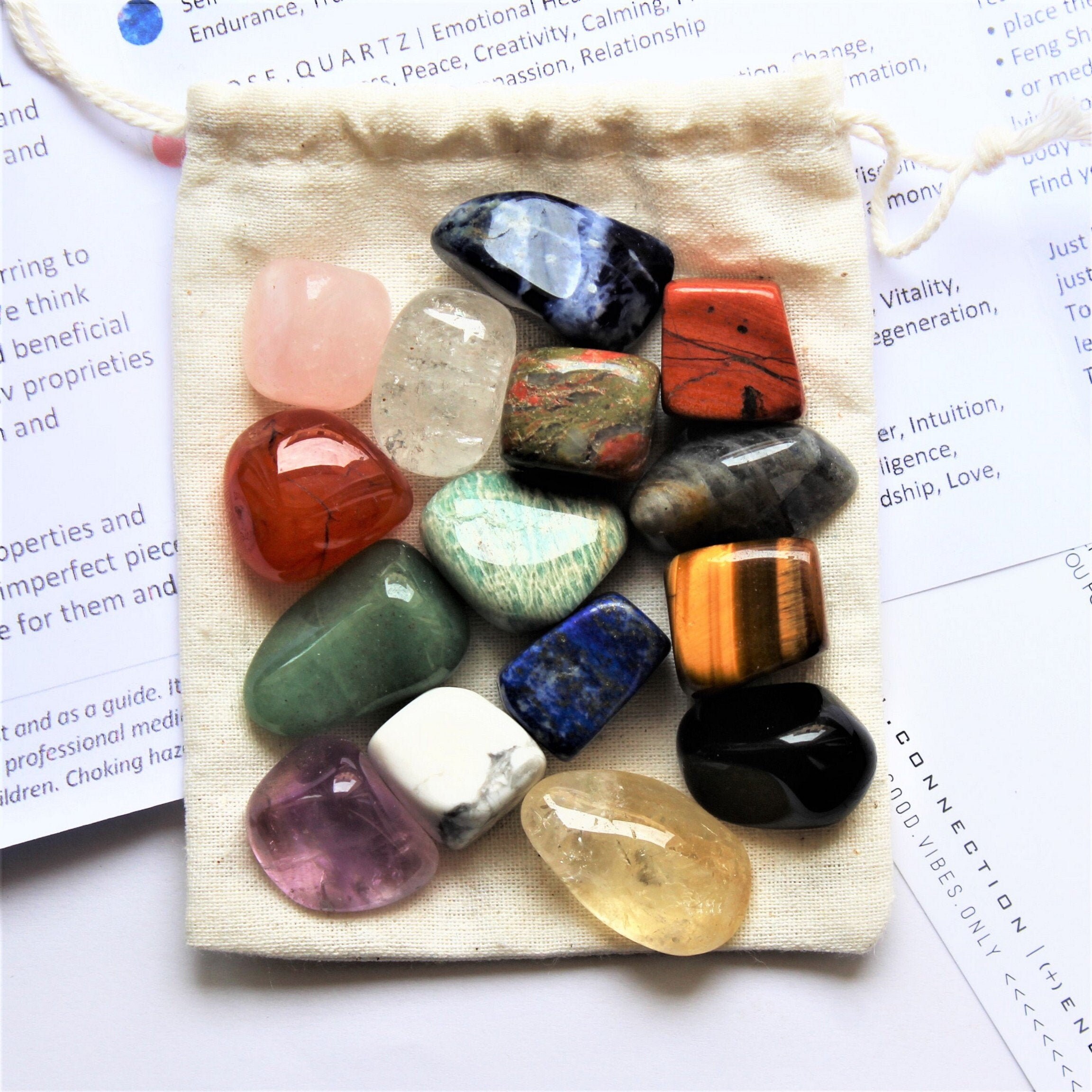 STARTER Crystals Set Beginner Crystals and Stones - Etsy
