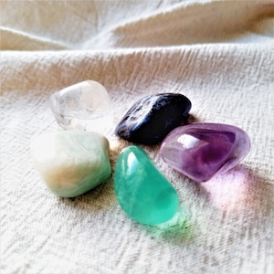 WORK & STUDY Crystals Set | Crystals and Stones for Work, Study ...