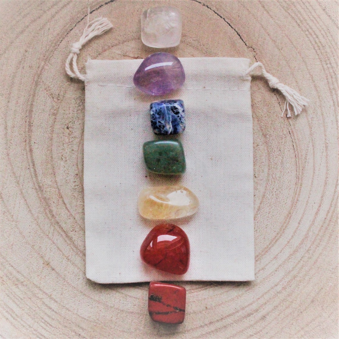 SEVEN CHAKRAS Crystals Set 7 Chakras Crystals and Stones | Etsy