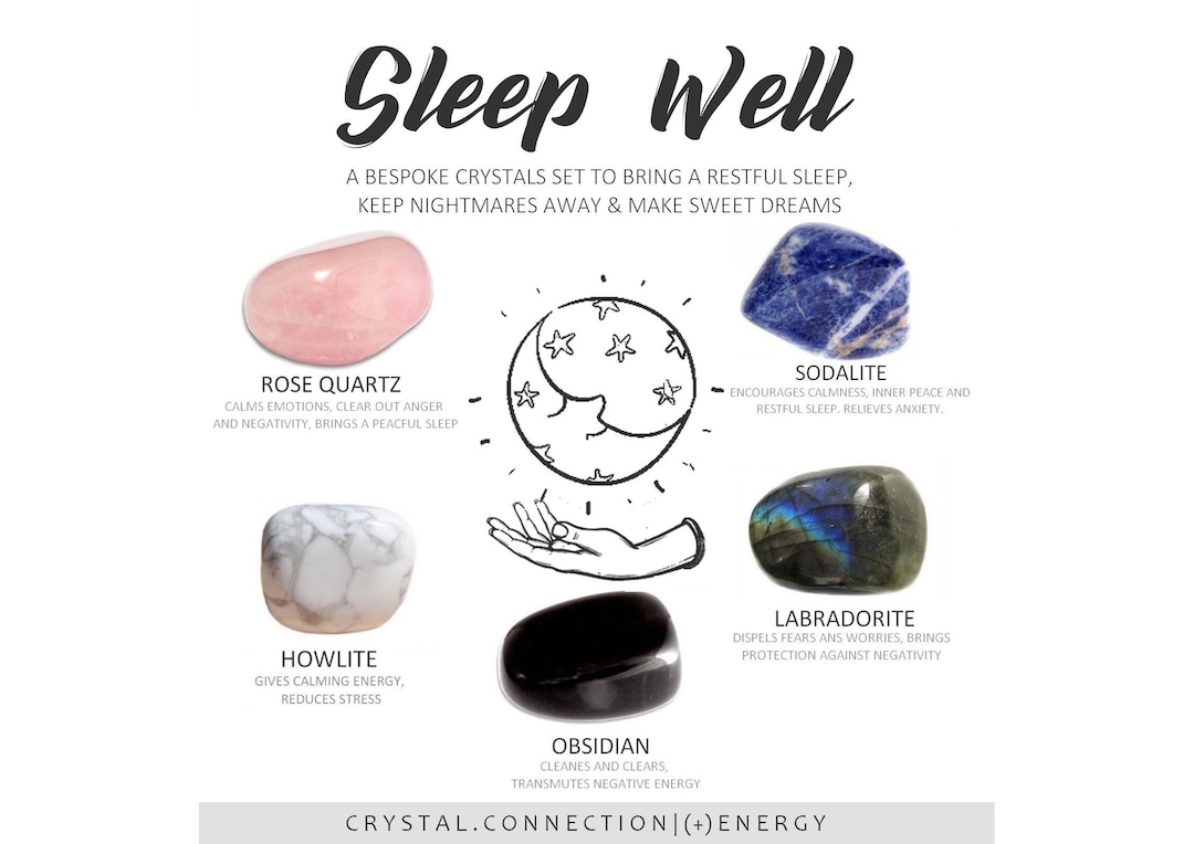 SLEEP WELL Crystals Set | Crystals and Stones for Restful Sleep ...