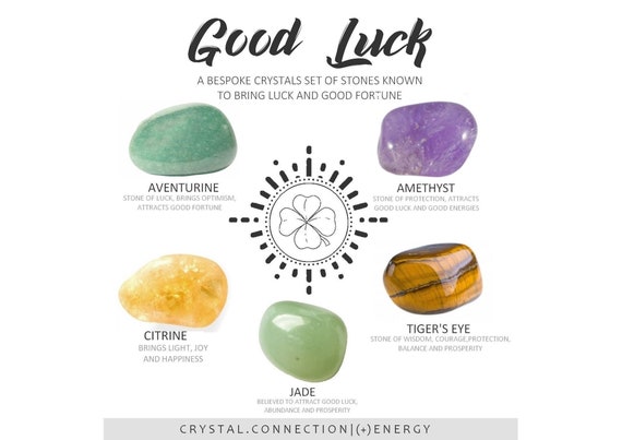GOOD LUCK Crystals Set Crystals and Stones for Good Luck - Etsy