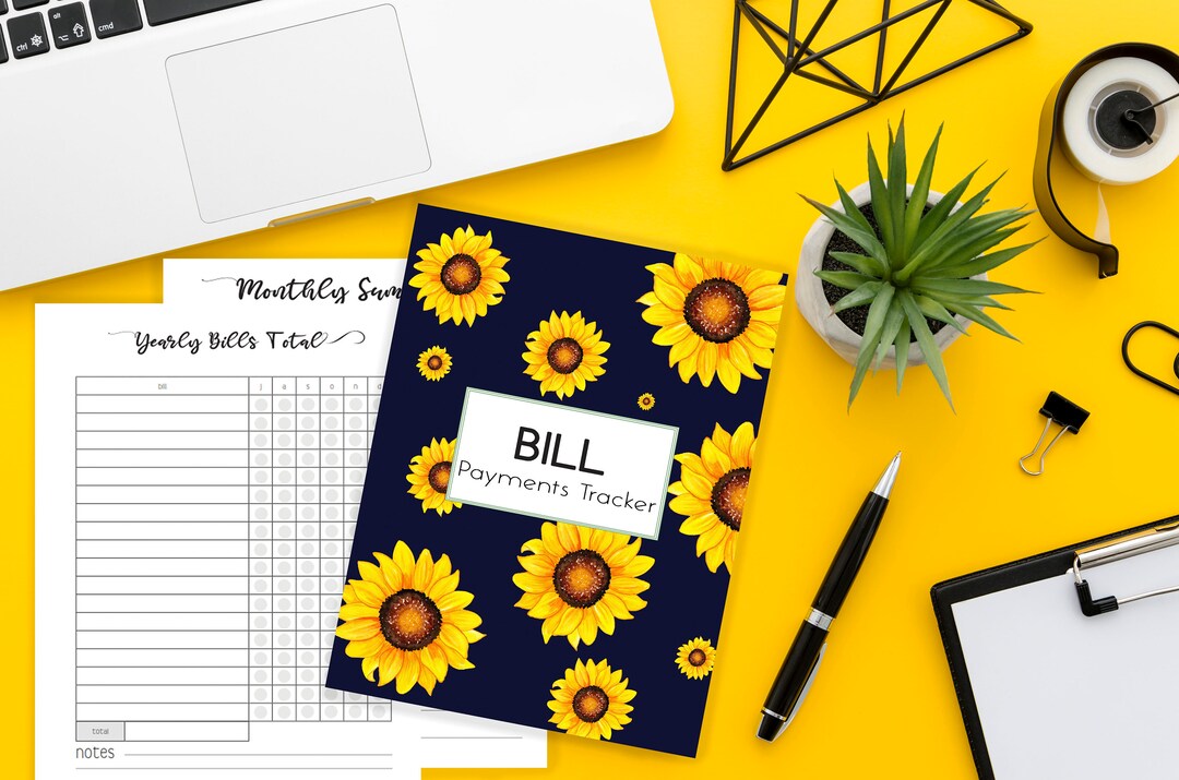 Monthly Bill Planner: Monthly Bills Tracker Notebook, Bill Organizer ...