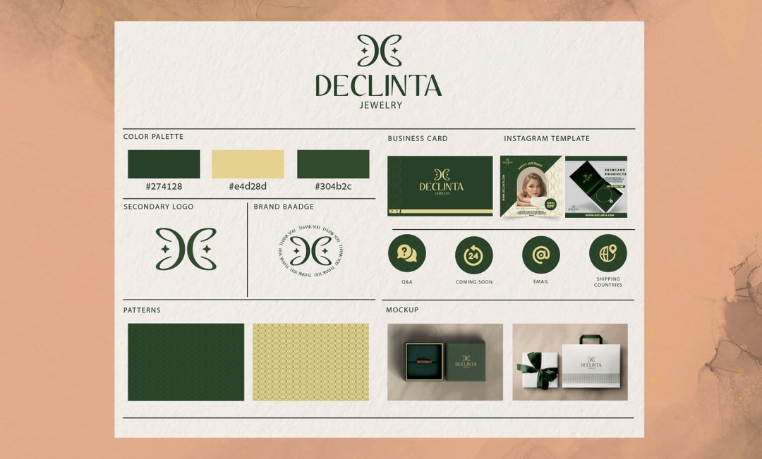 Custom Branding Kit and Logo Design for Business, a Minimalist and ...