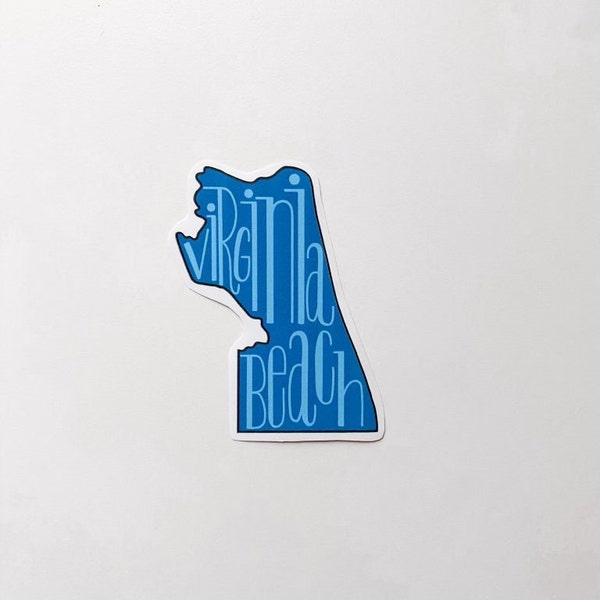Virginia Beach Sticker - Etsy