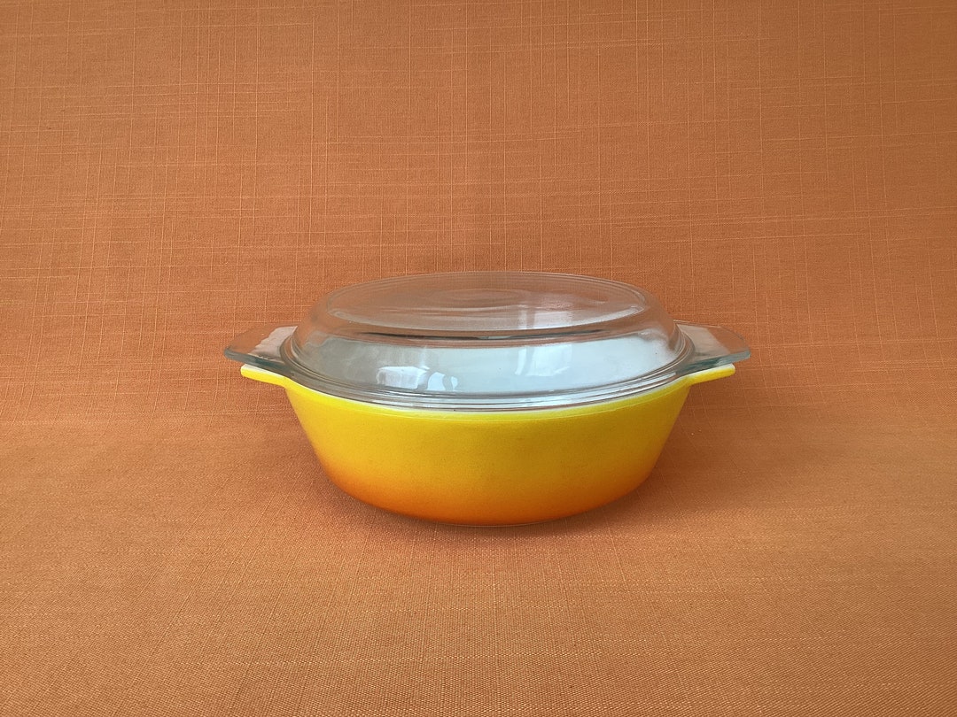 1970s JAJ Pyrex Rocco Casserole Dish With Lid #509, 2 Pint Casserole ...