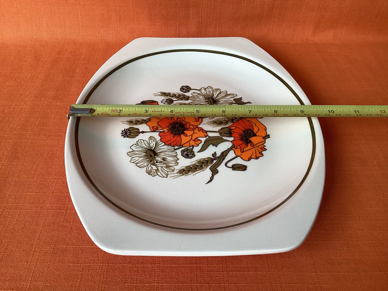 1970s J&G Meakin Poppy 12 Platter Studio Meakin Poppy - Etsy UK