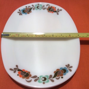 Set of 4 JAJ Pyrex Carnaby Tempo Oval Steak Plates, 1970s JAJ Carnaby ...