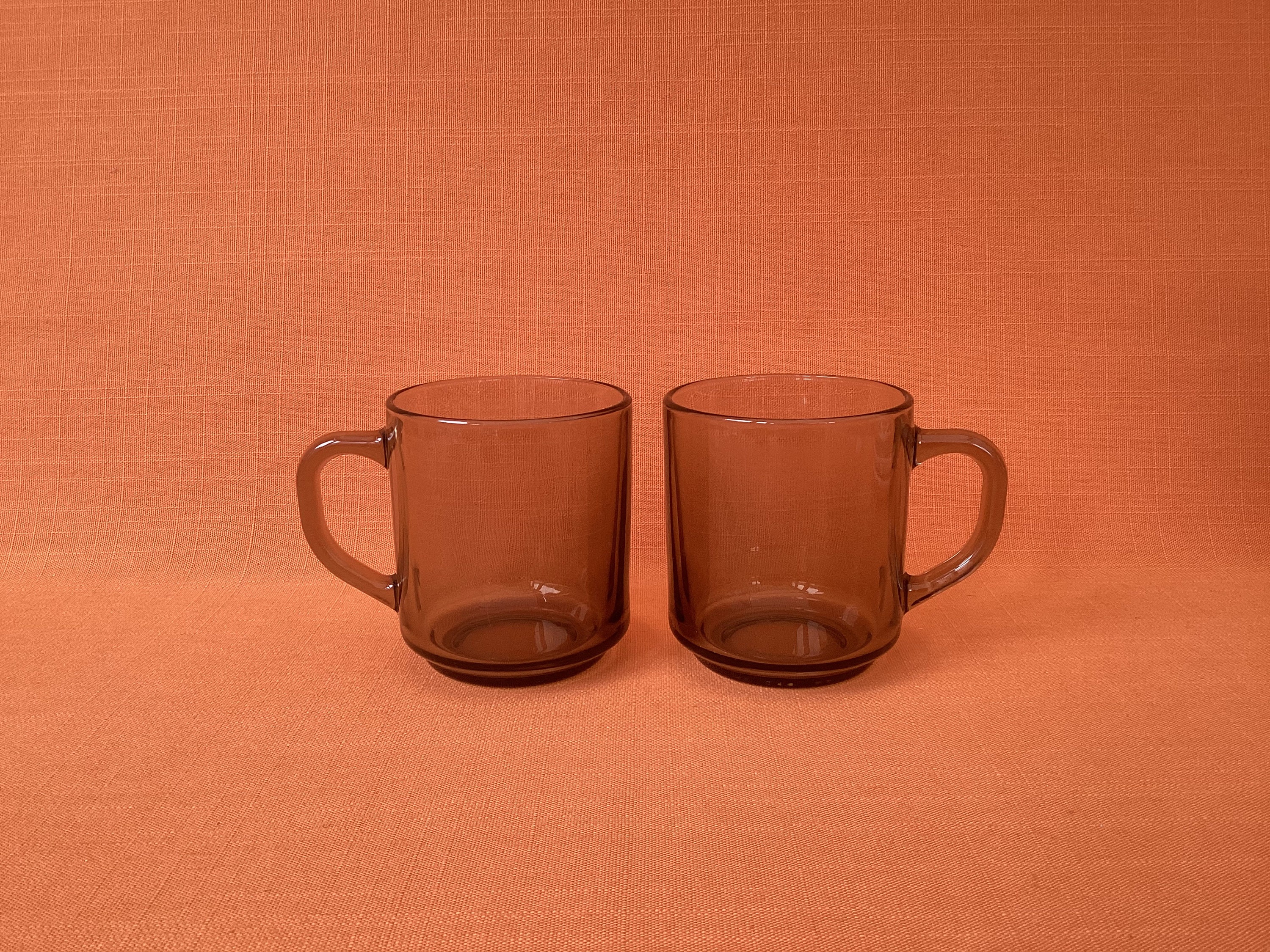 Smoked glass mugs store