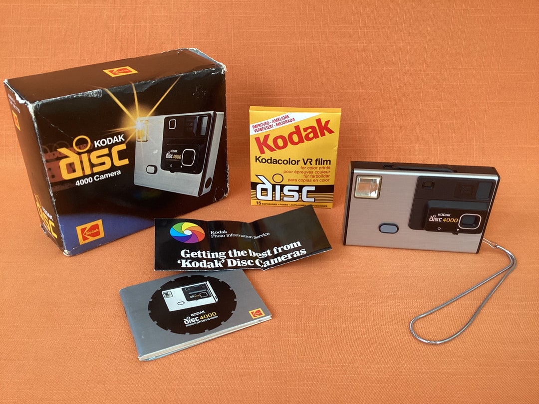1980s Kodak Disc 4000 Camera in Original Box Complete With - Etsy