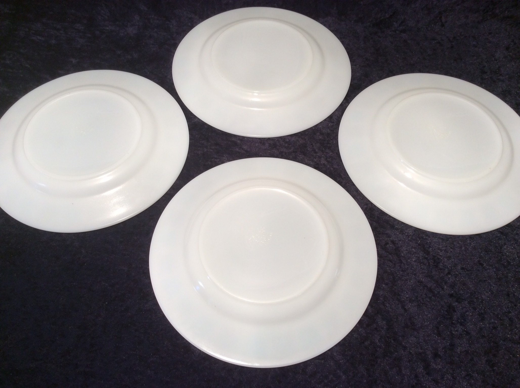 Set of 4 JAJ Pyrex Chelsea salad plates 1960s JAJ Chelsea | Etsy