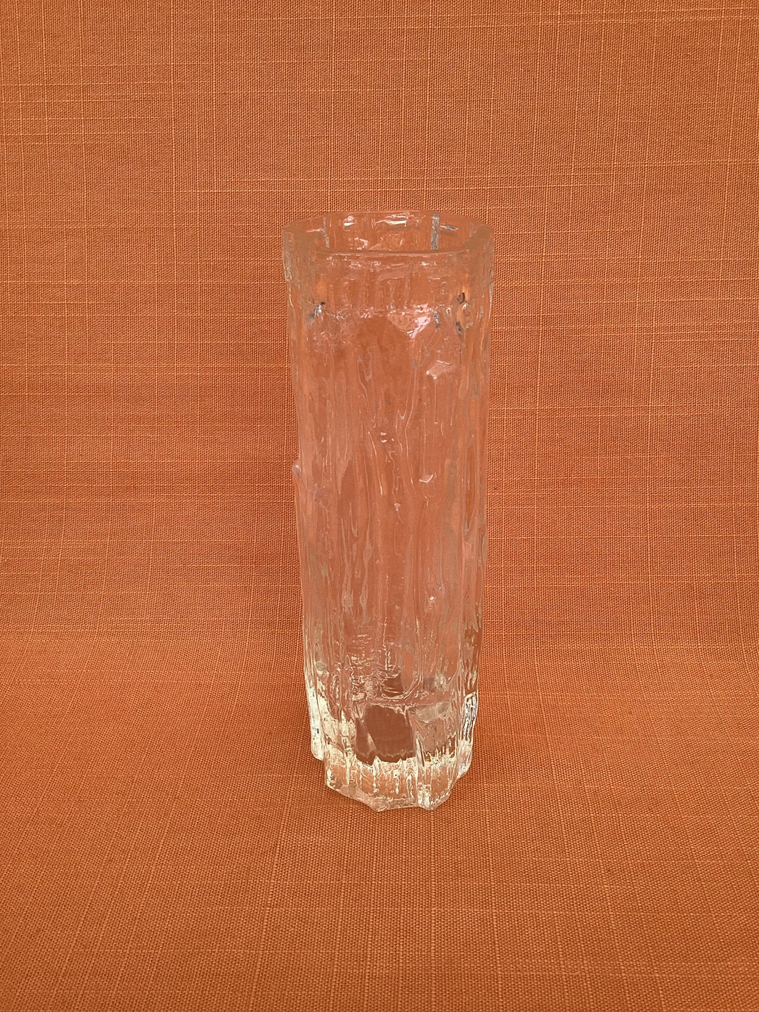 Ravenhead Bark Effect Glass Vase: Mid-century Retro Decor - Etsy UK