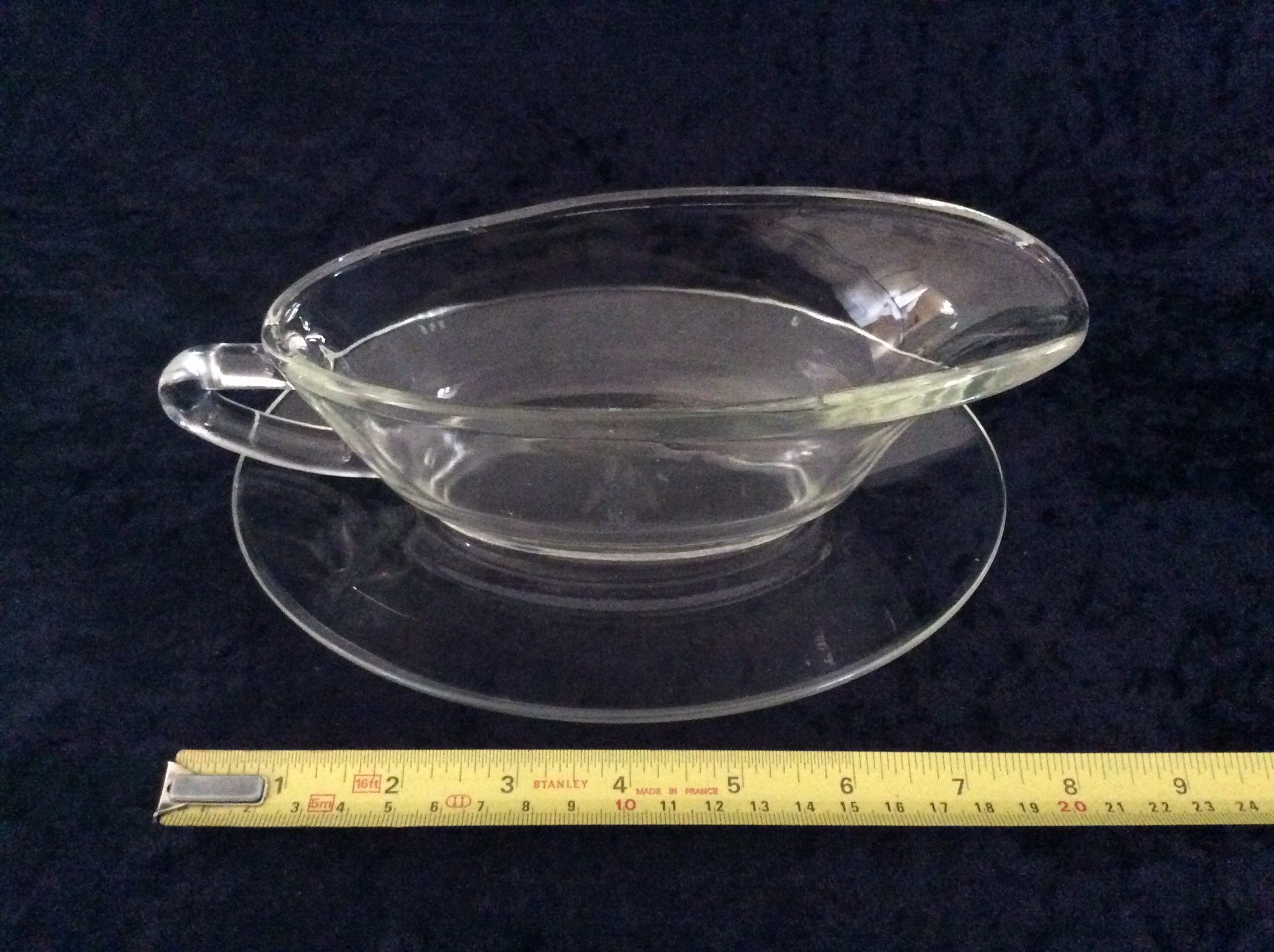 1960s JAJ Pyrex Gravy Boat With Saucer JAJ Pyrex Glass Gravy - Etsy UK