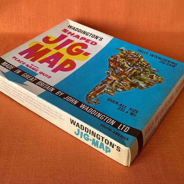 Jig Map South America - Etsy