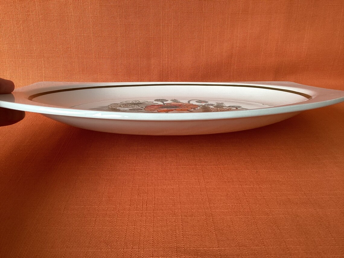 1970s J&G Meakin Poppy 12 Platter Studio Meakin Poppy - Etsy UK