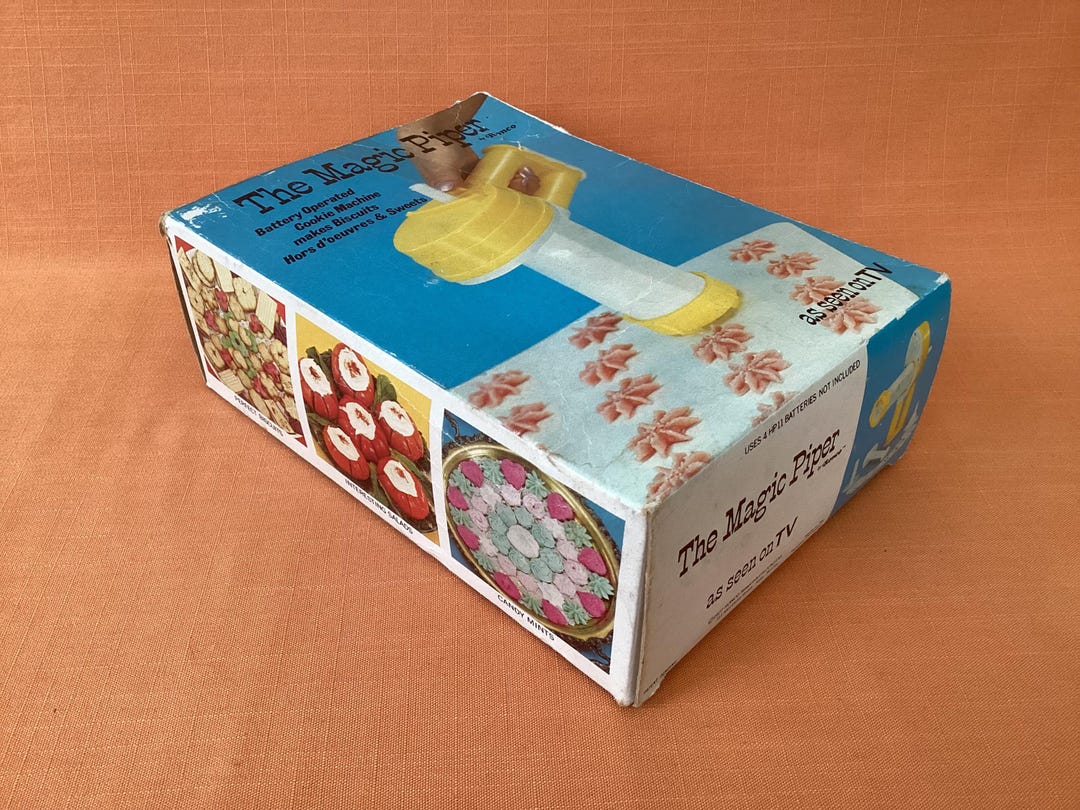 1970s Magic Piper by Ronco, Battery Operated Cookie Machine (batteries ...