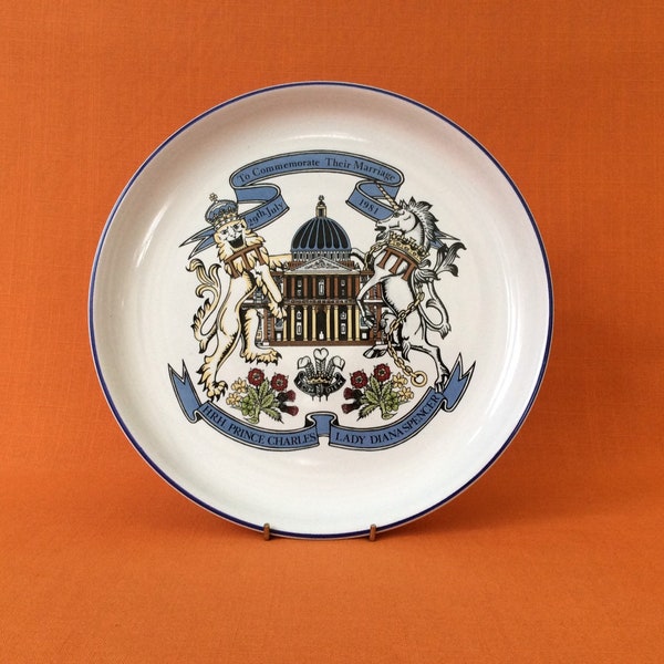 The Royal Wedding Commemorative Plate. Charles and Diana - Etsy