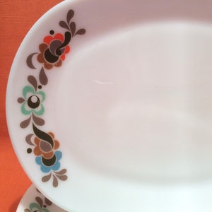 Set of 4 JAJ Pyrex Carnaby Tempo Oval Steak Plates, 1970s JAJ Carnaby ...