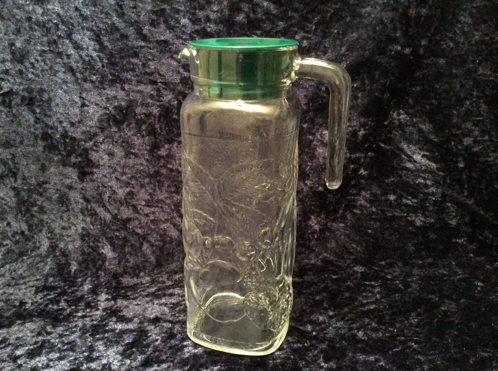 1970s Luminarc/Arcoroc glass jug with lid Arcoroc embossed | Etsy