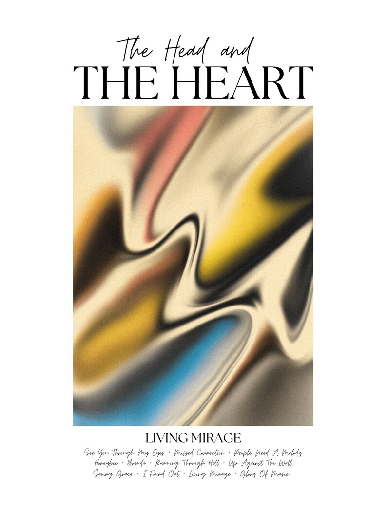 The Head and the Heart Album Art Print Premium Matte Art - Etsy