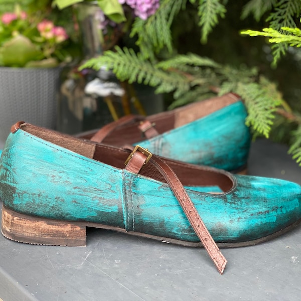 Turquoise Shoes - Etsy