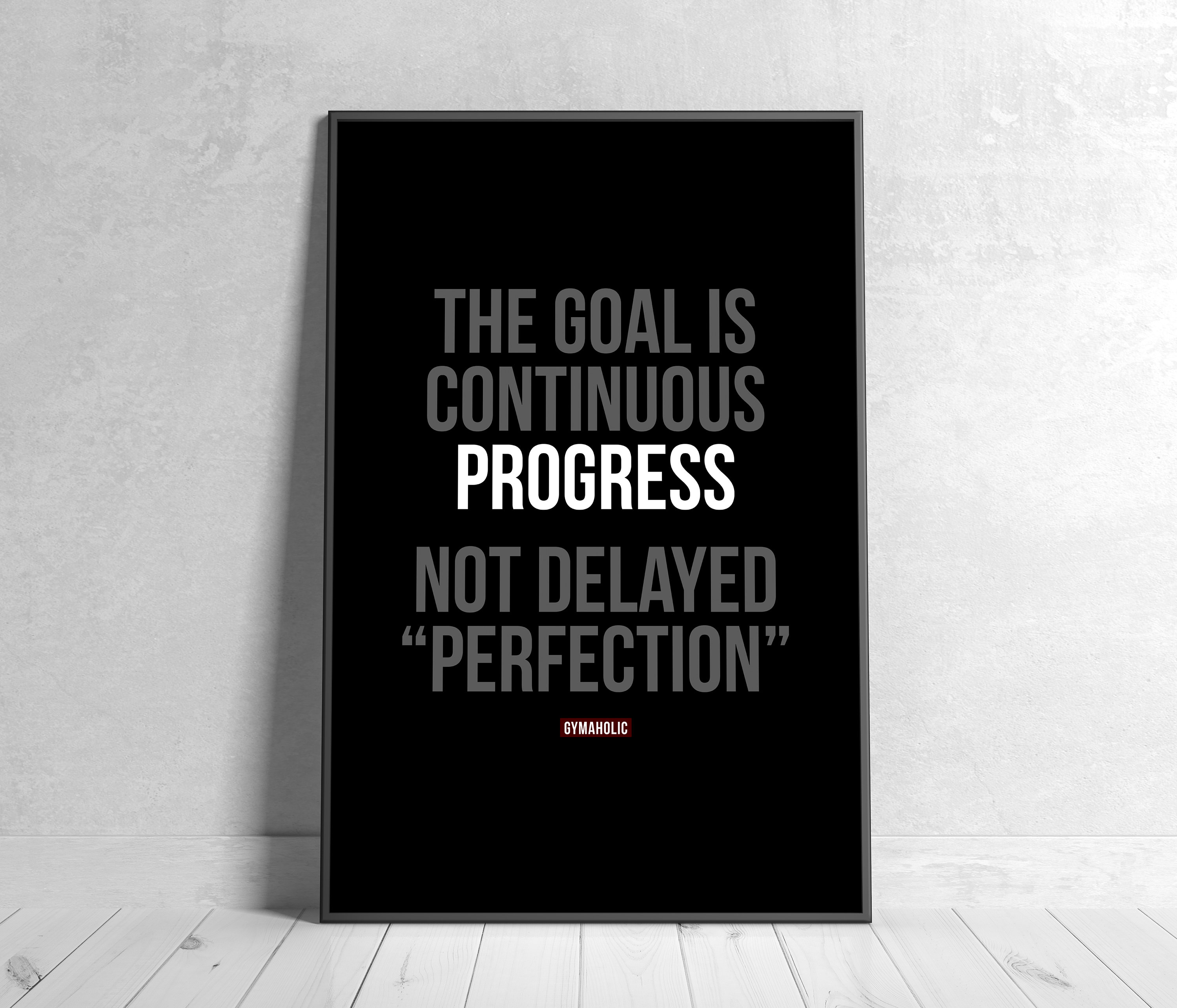 Continuous Progress Not Perfection, Printable Motivational Quote, Home ...