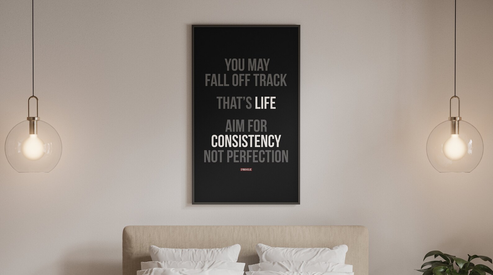 Fall off Track Aim for Consistency Printable Motivational - Etsy