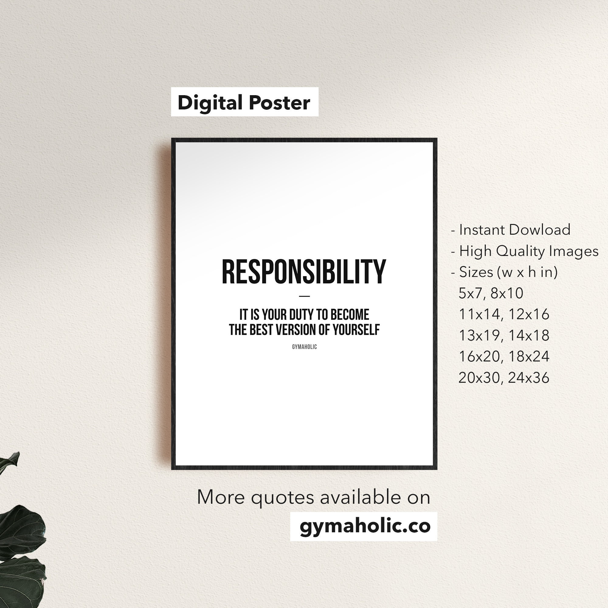 Responsibility Poster