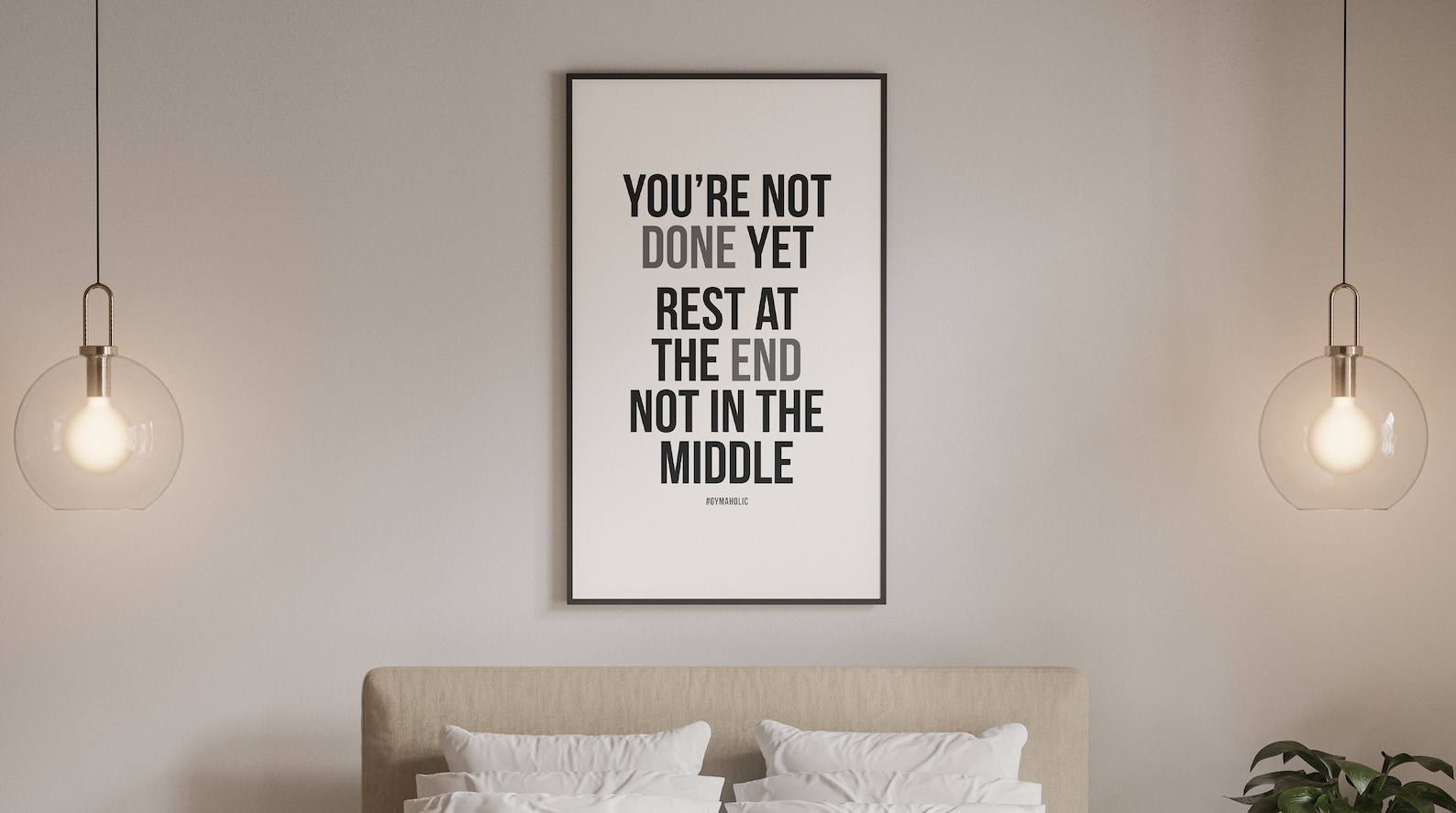 Not Done, Rest End, Not in Middle, Printable Motivational Quote, Home ...