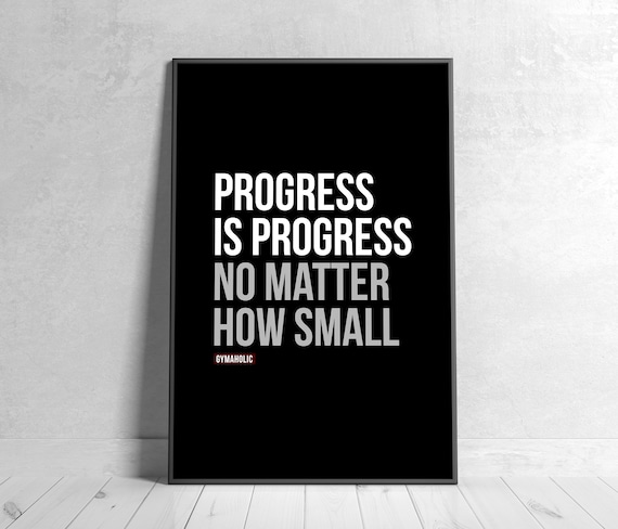 Progress is Progress No Matter How Small Printable - Etsy UK