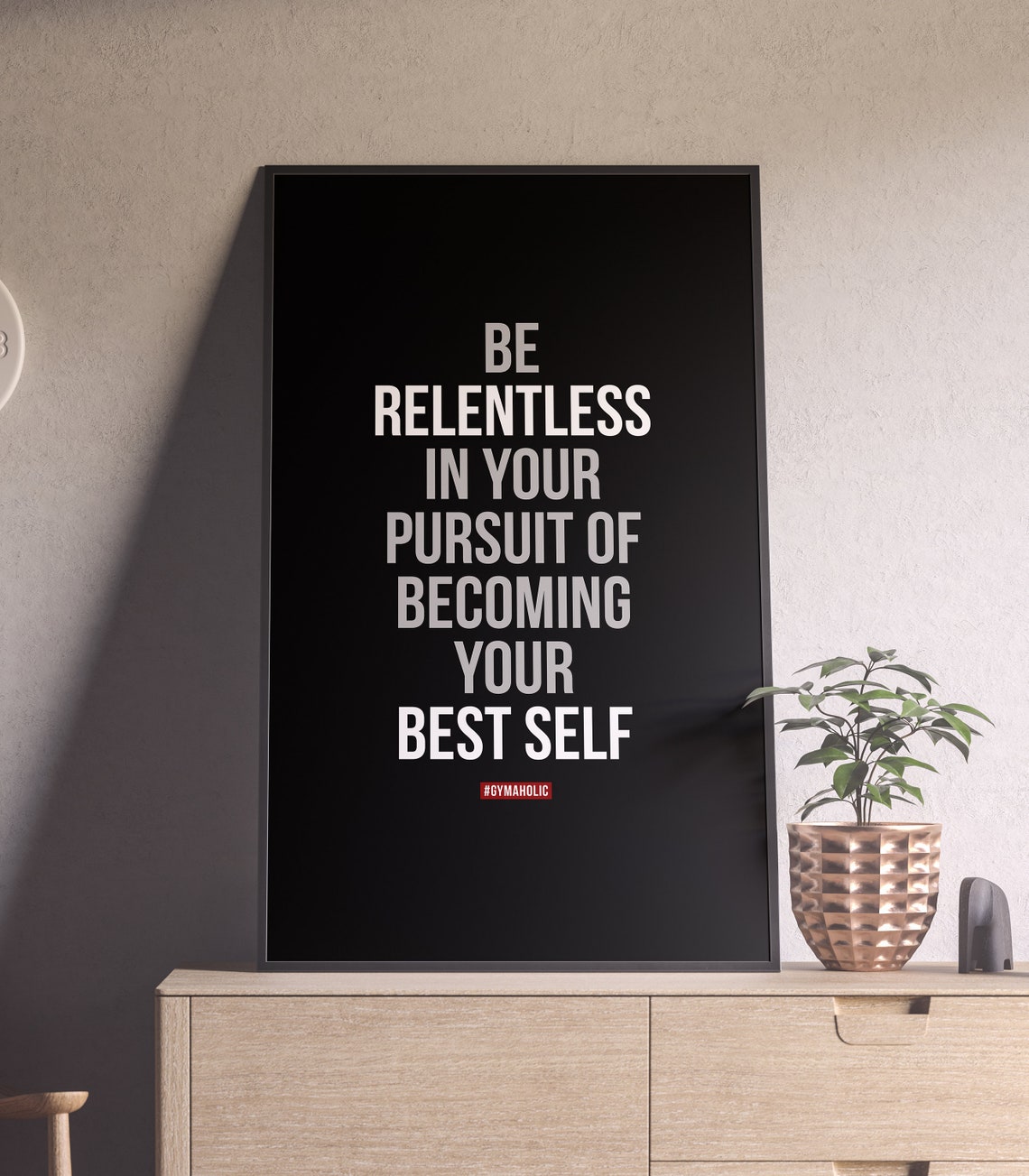 Be Relentless in Your Pursuit, Printable Motivational Quote, Home Decor ...