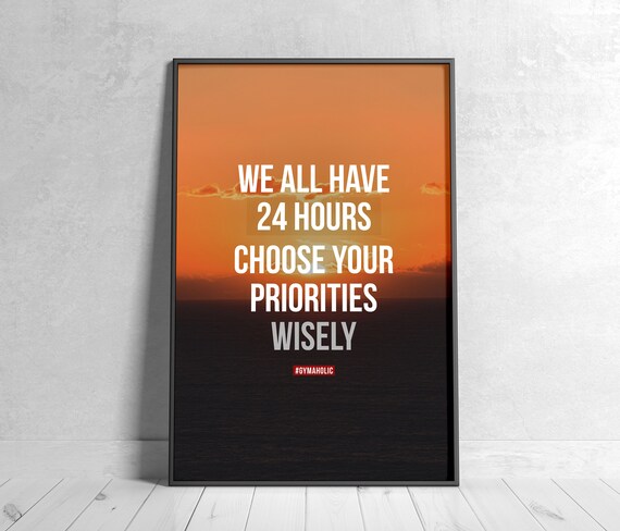 Priorities Poster