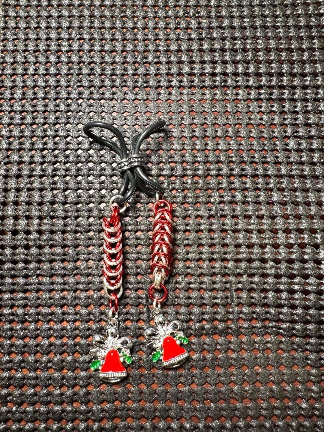Kinky Bell Noose Nipple Jewelry, Holiday Adult Gifts Made by Ravens ...