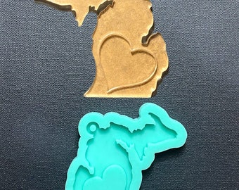 Michigan Resin Mold - Etsy