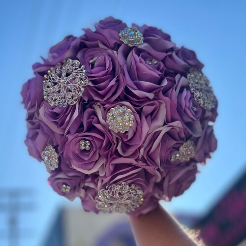 Lilac Quinceanera Bouquet Lilac Quince Decor Quinceanera - Etsy