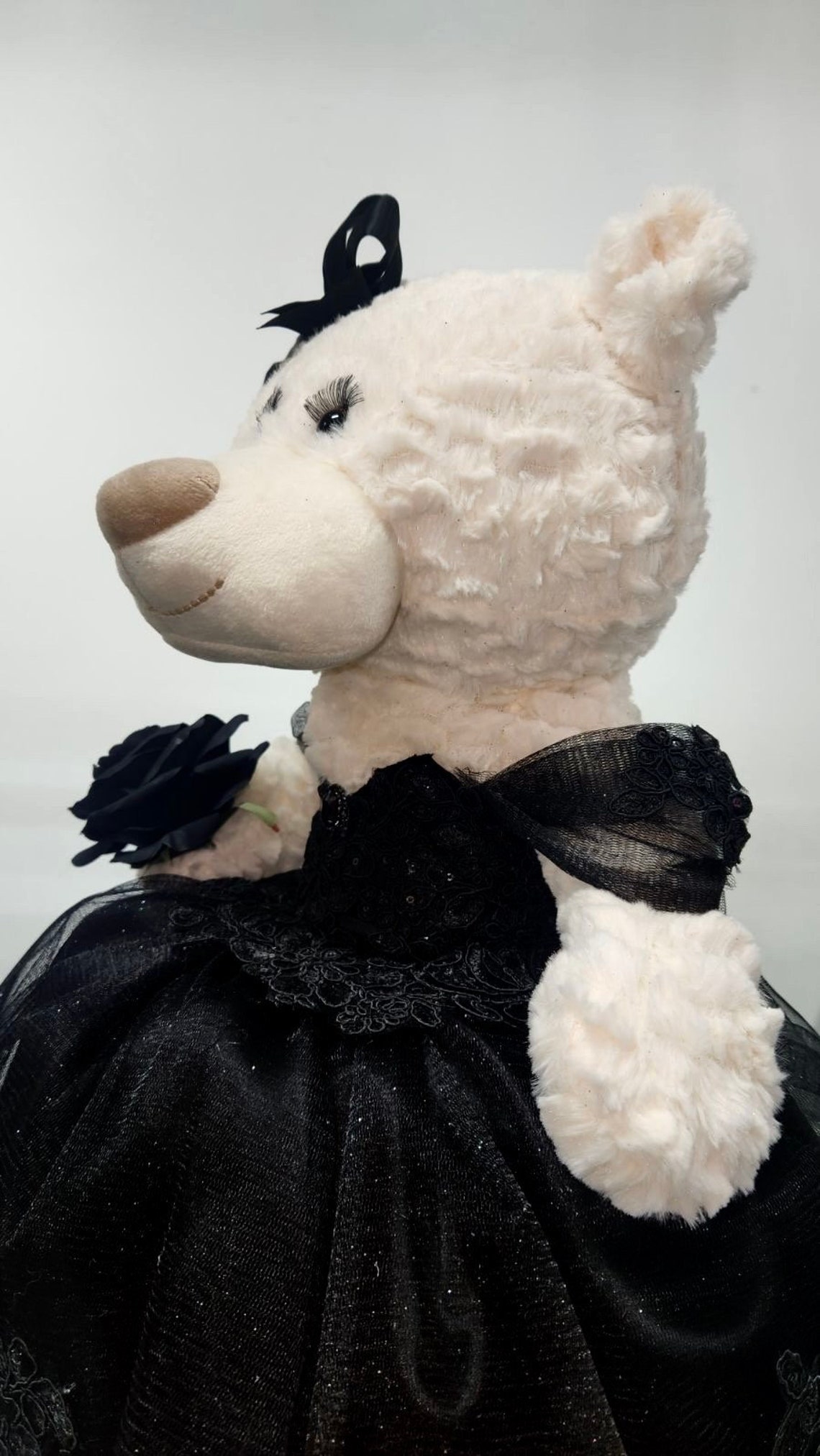 Black Quinceanera Teddybear - Etsy