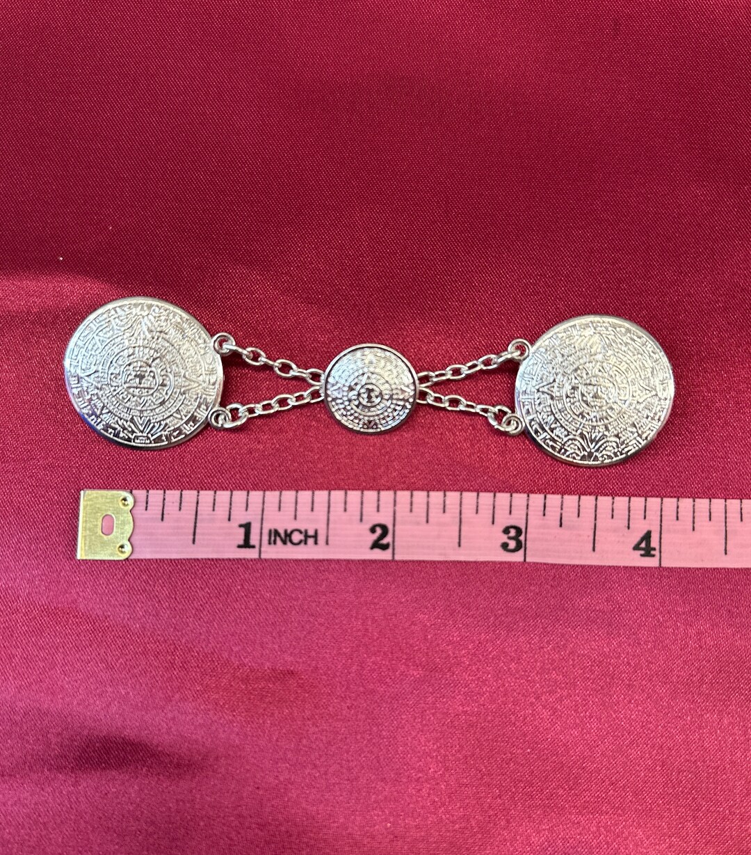 Silver Charro Button - Etsy